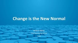 Change is the New Normal | EBU Technology & Innovation